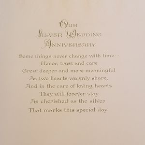 Hallmark | Accents | Our Silver Wedding Anniversary Hallmark Album ...